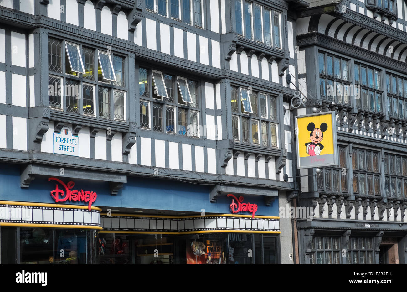 Disney Store exterior, 11 Foregate St, Chester, Cheshire, CH1 1HD ...