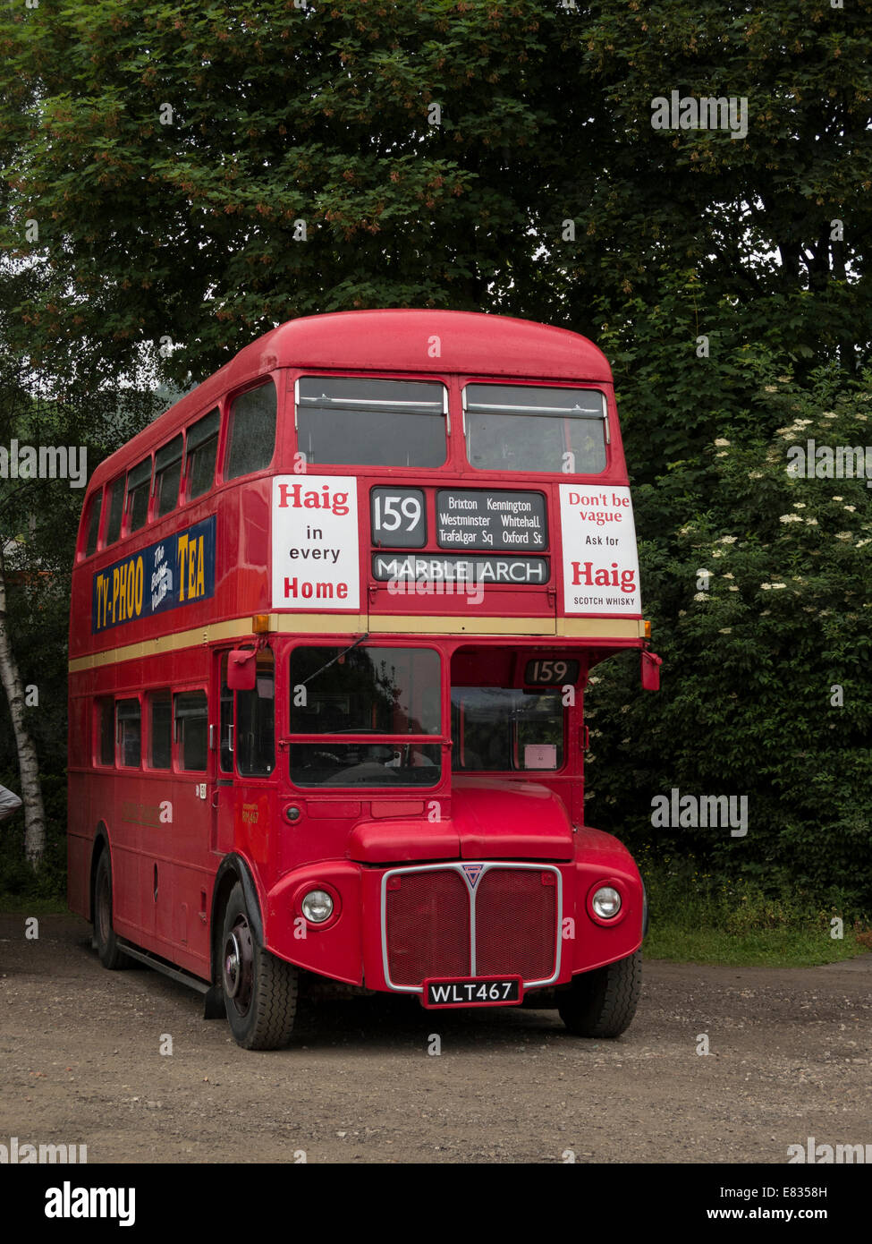 routemaster Red london bus Stock Photo - Alamy