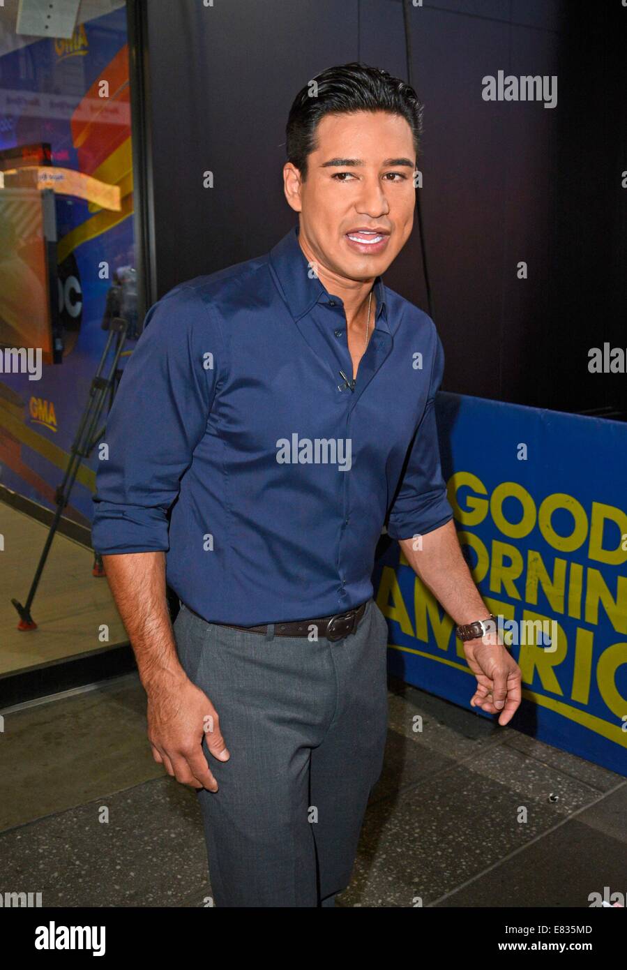 New York, NY, USA. 29th Sep, 2014. Mario Lopez at GMA (Good Morning ...