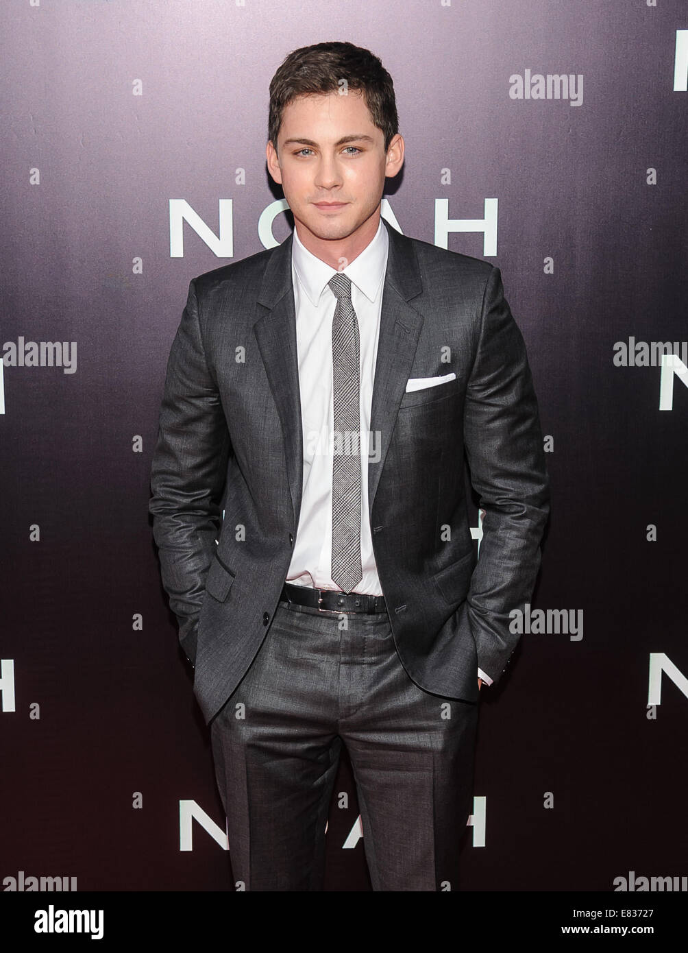 Logan Lerman Noah Premiere