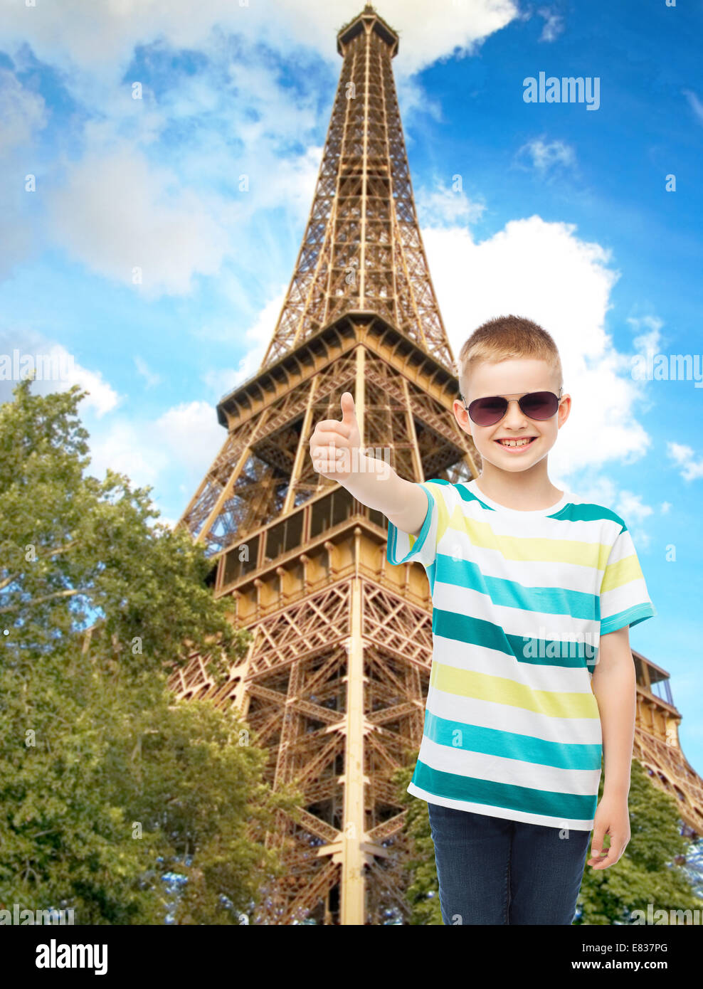 Boy wearing shades hi-res stock photography and images - Alamy