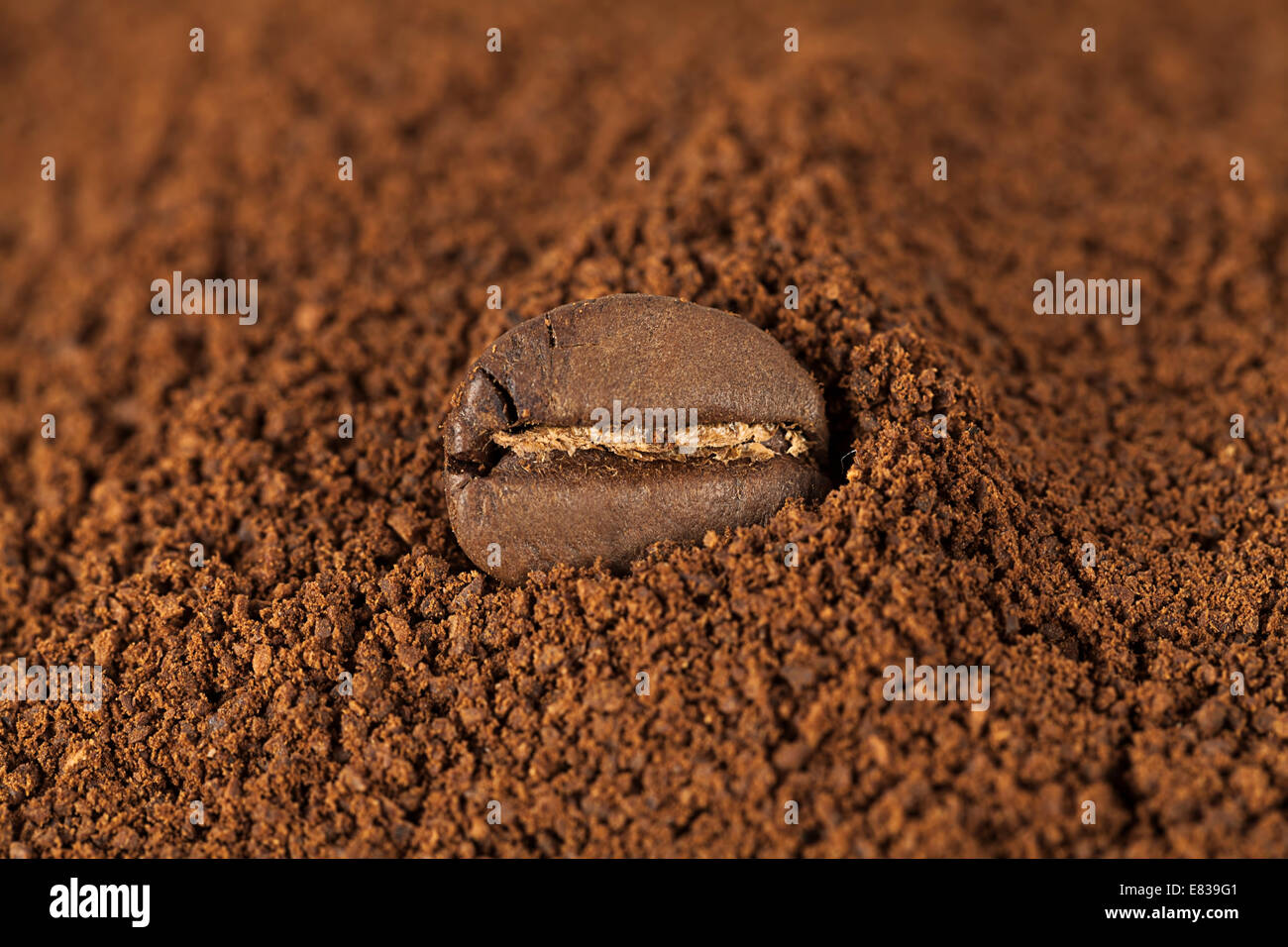 Closeup of coffee bean at roasted coffee heap Stock Photo - Alamy