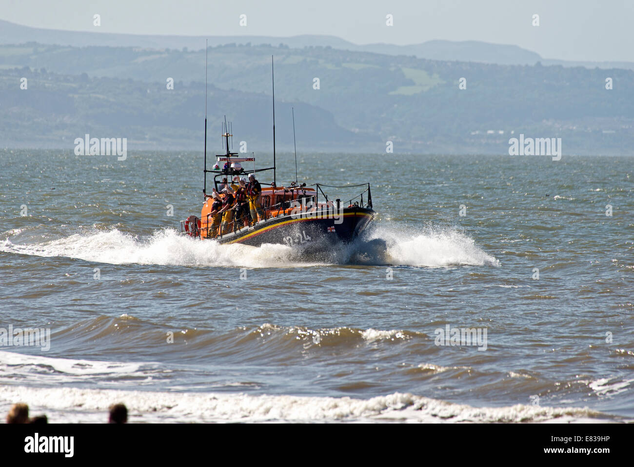 Rhyl Air and Fun show 2014 And Lifeboat day Stock Photo - Alamy