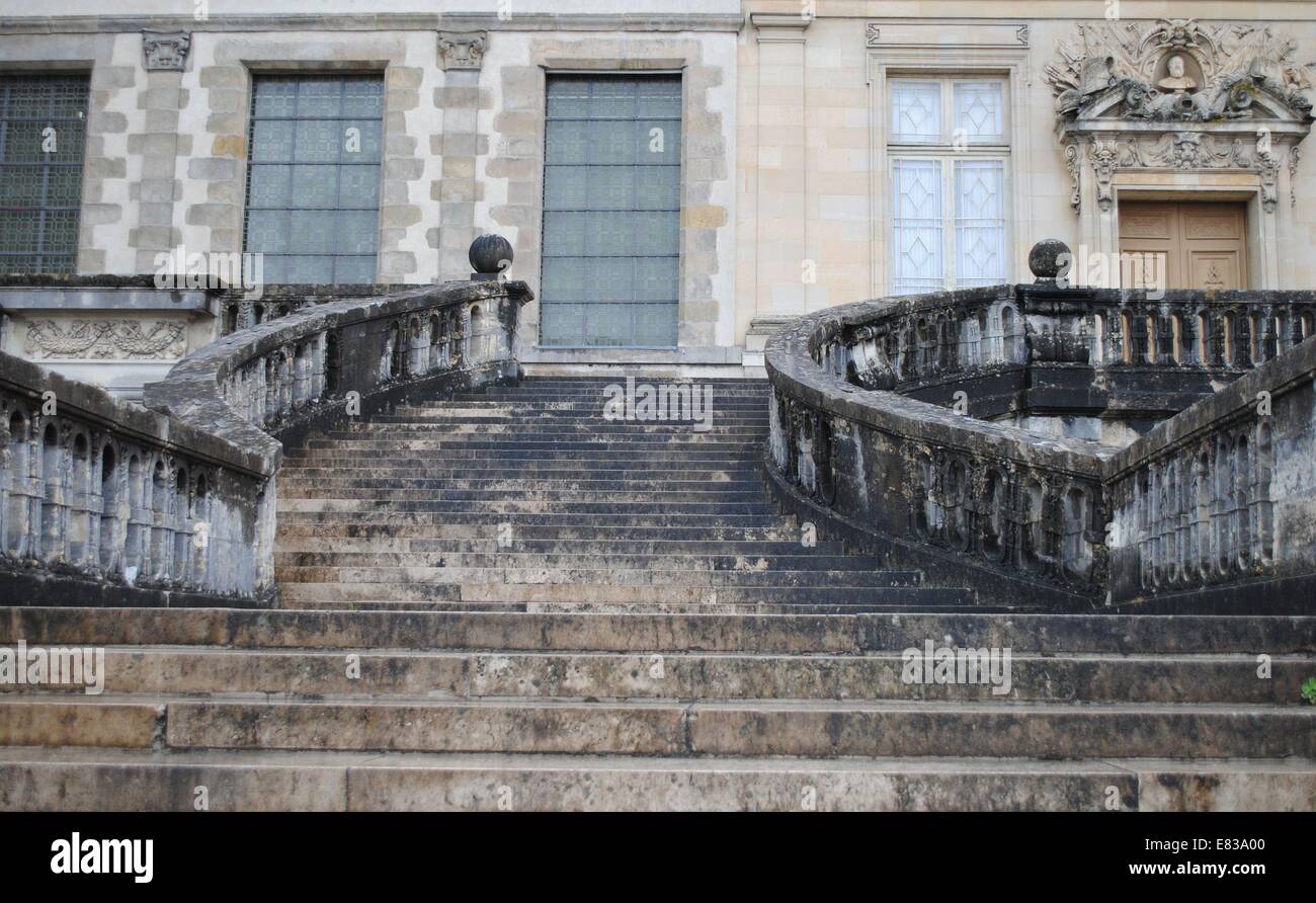 medieval marble stairs of a castle Stock Photo - Alamy