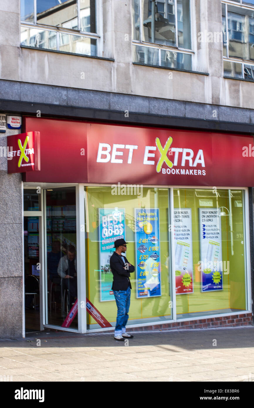 Bet Extra in Sheffield Stock Photo - Alamy