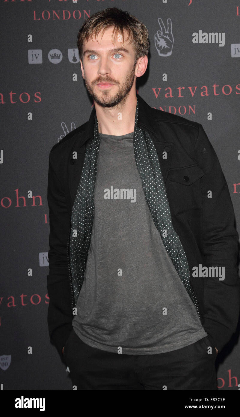 London, UK. Dan Stevens at John Varvatos London store launch party in ...
