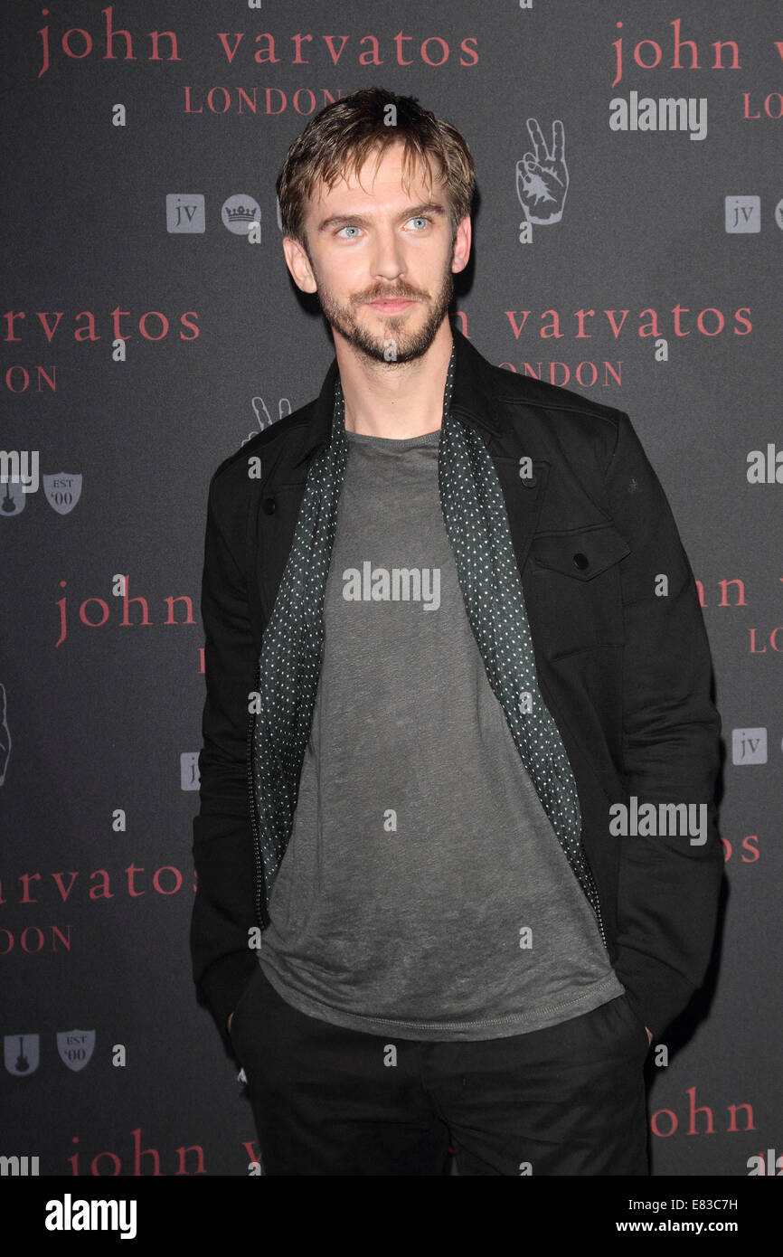 London, UK. Dan Stevens at John Varvatos London store launch party in ...