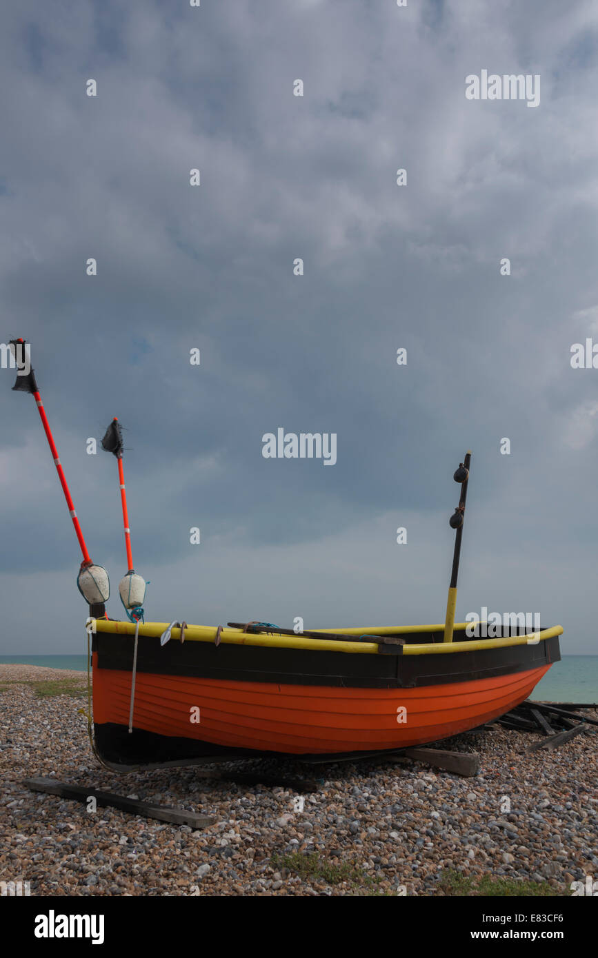 Small traditional british fishing boat hi-res stock photography and ...