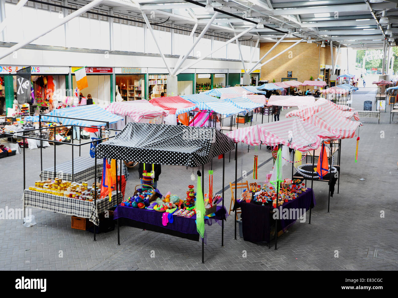The Open Market Brighton interior UK Stock Photo - Alamy