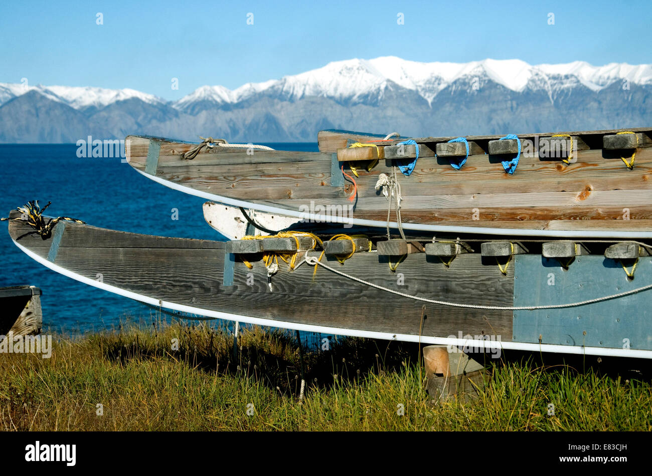 It's summer in the Canadian Arctic village of Pond Inlet but sledges ...