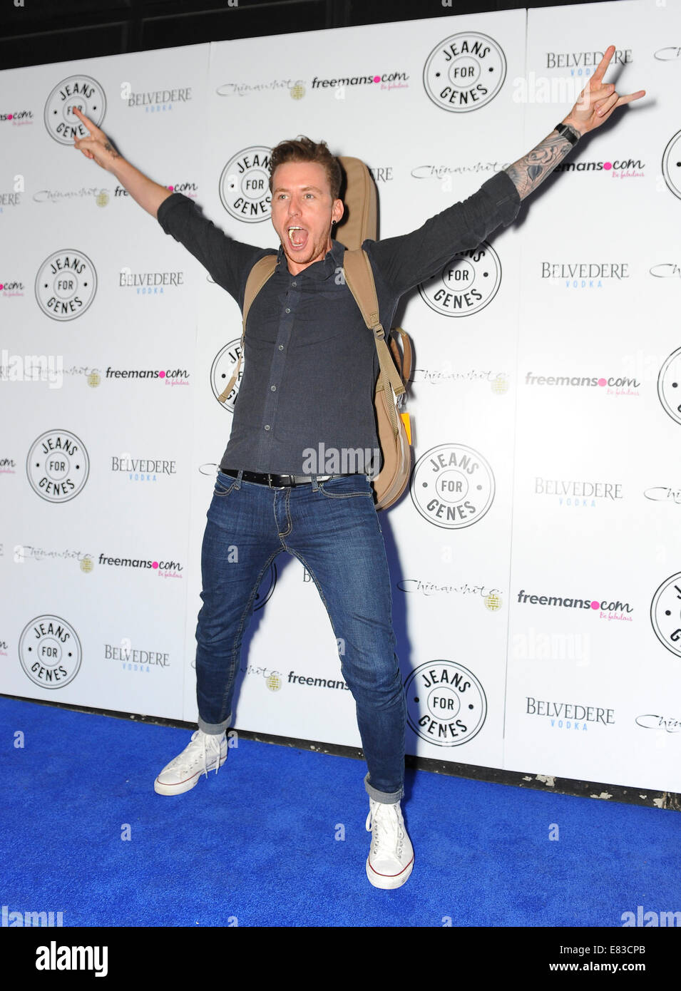 London, UK. Dany Jonnes at Jeans for Genes Day 2014 Launch Party, at ...