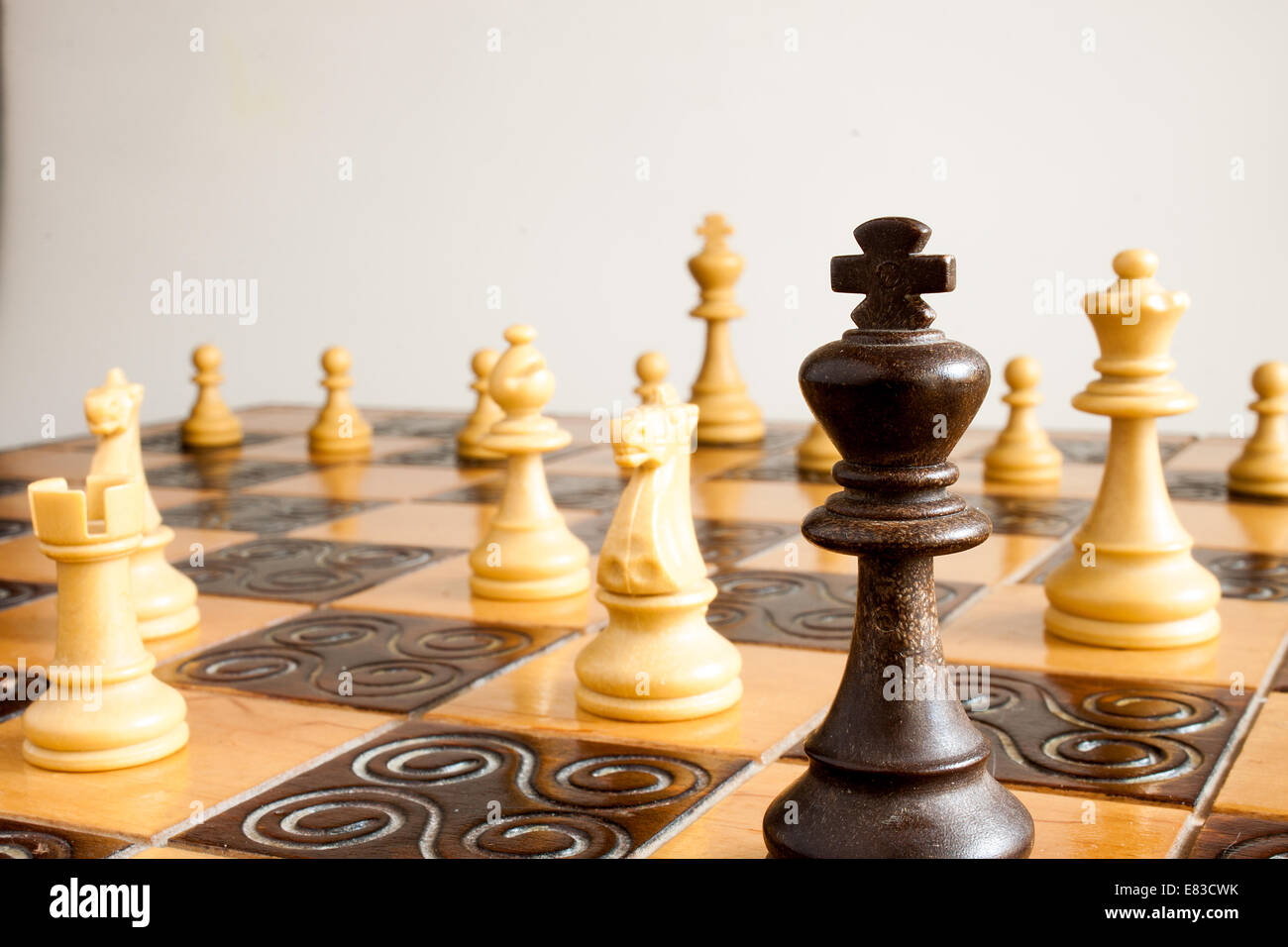 Photographed on a chess board Stock Photo - Alamy