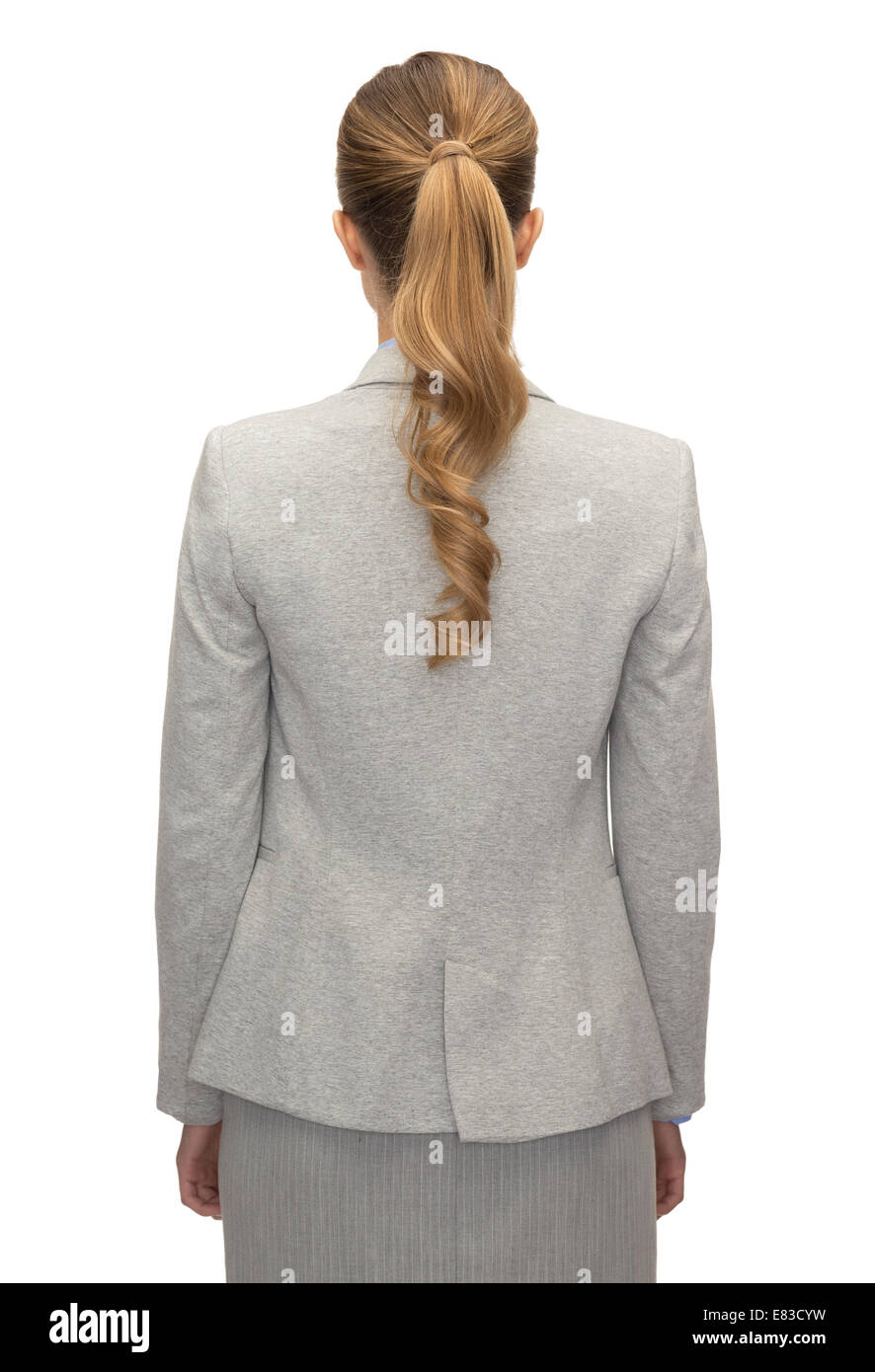 Woman and back view and suit work hi-res stock photography and images ...