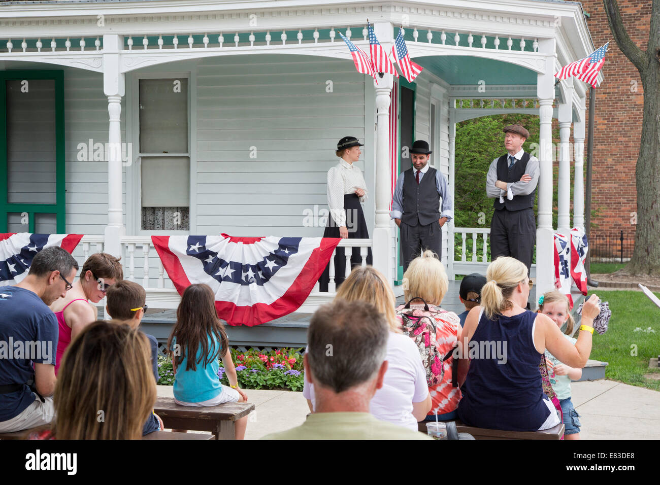 Dearborn, Michigan - The Wright Home at Greenfield Village Stock Photo ...