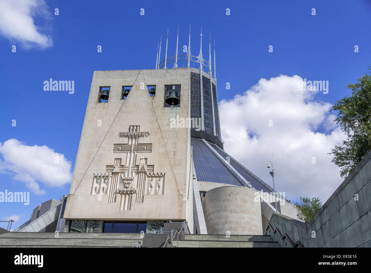 The Metropolitan cathedral in Liverpool.Merseyside North West England ...