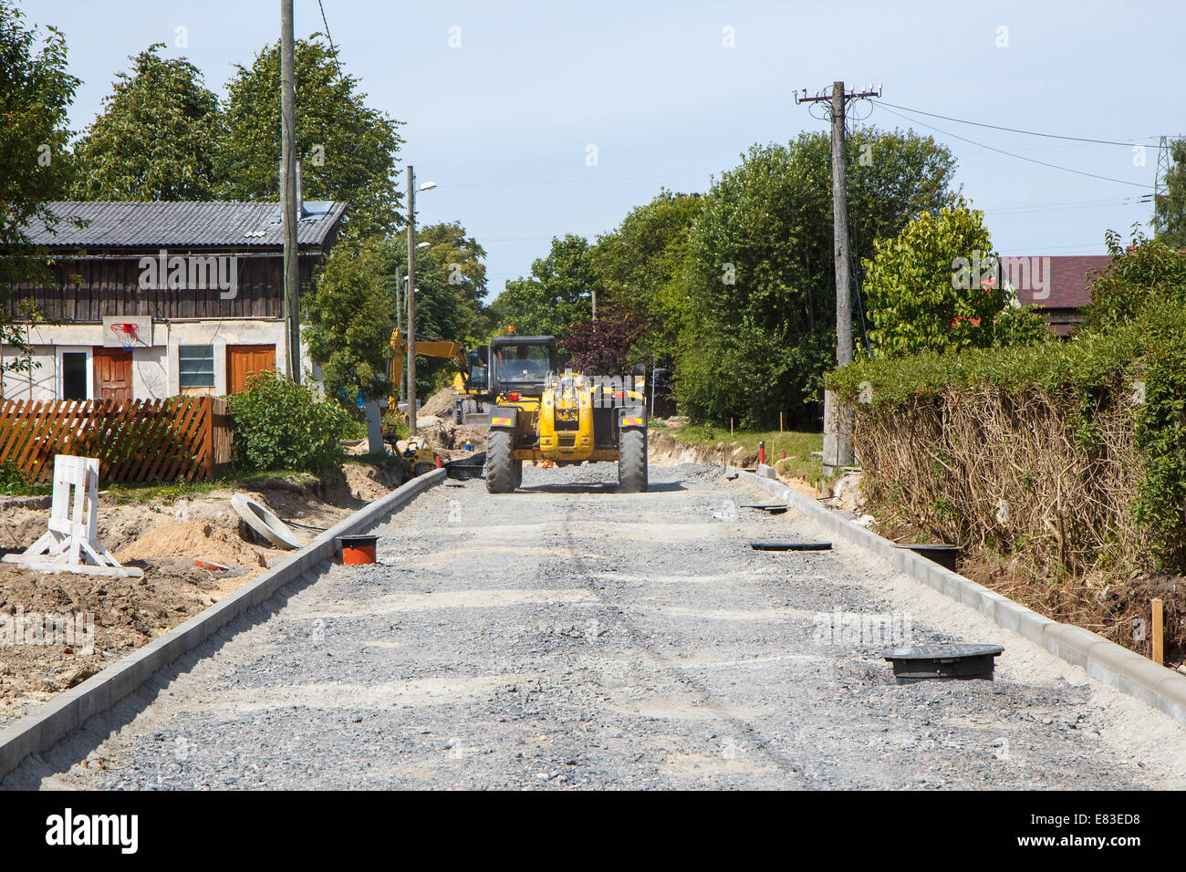 Road and street construction hi-res stock photography and images - Alamy