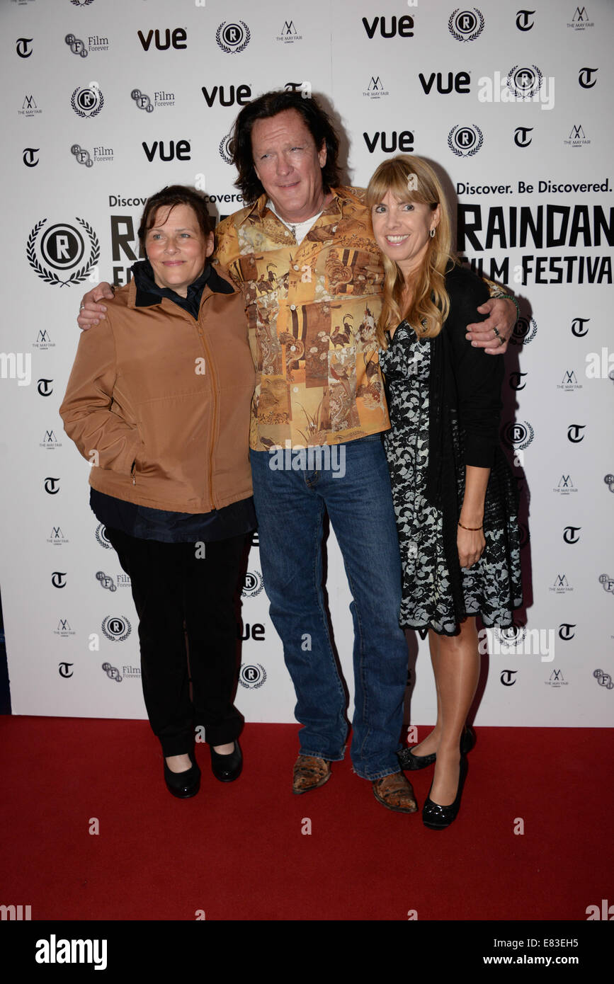 London, UK. 29th Sep, 2014. (L/R) Jane Spencer,Michael Madsen and Julia ...