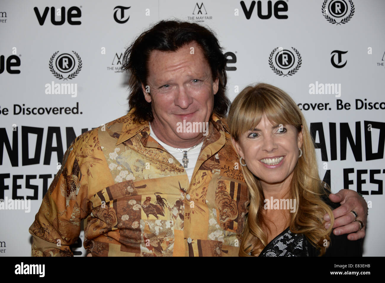 London, UK. 29th Sep, 2014. Michael Madsen and Julia Verdin attends the ...