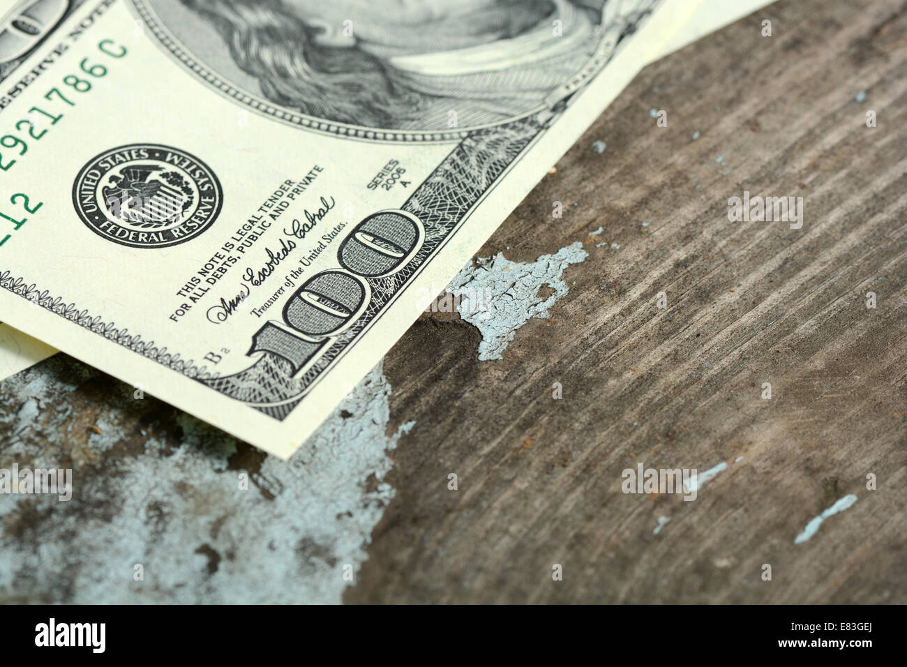 Weathered dollar bill hi-res stock photography and images - Alamy