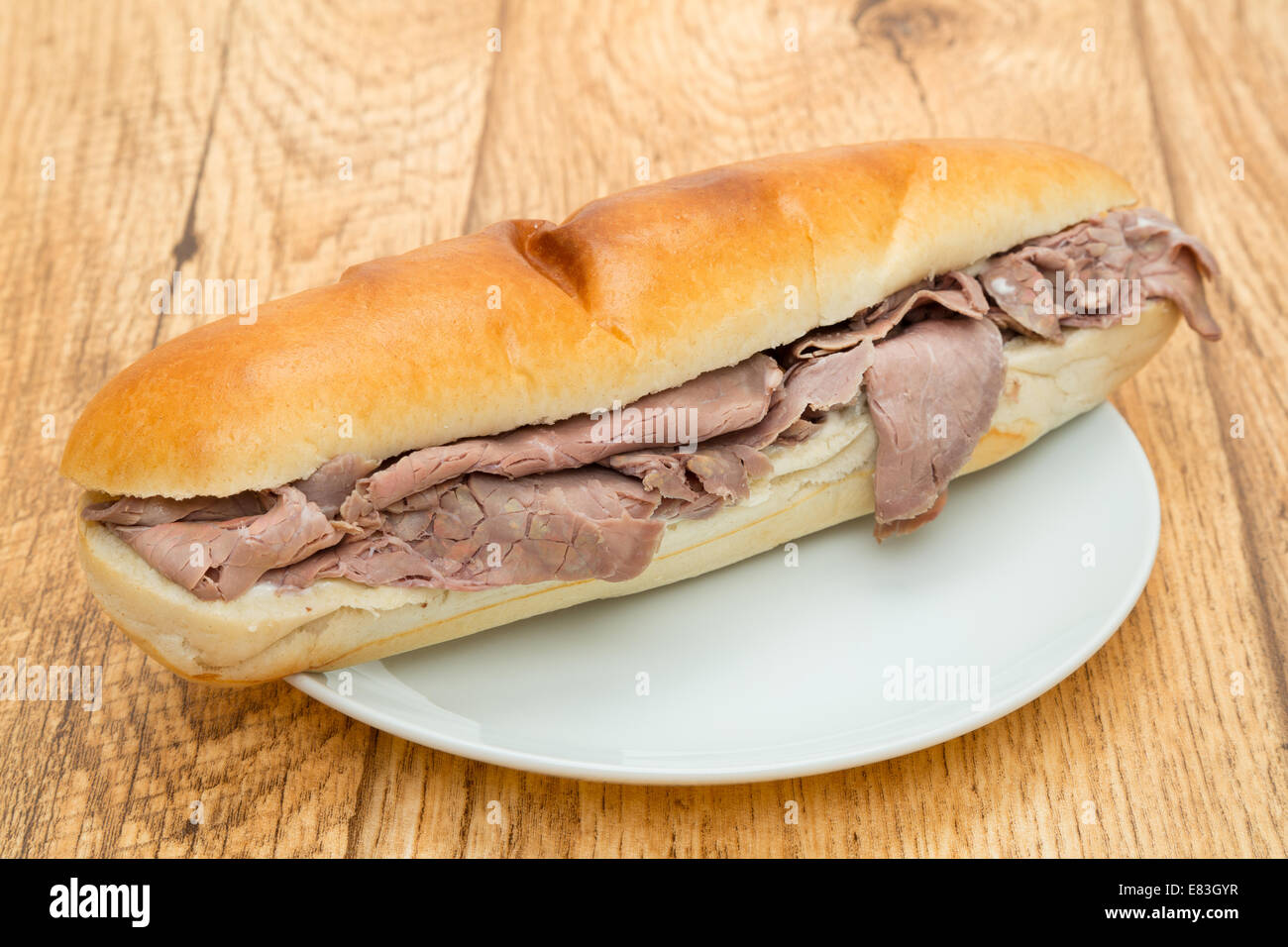 Beef roast dinner plate hi-res stock photography and images - Alamy