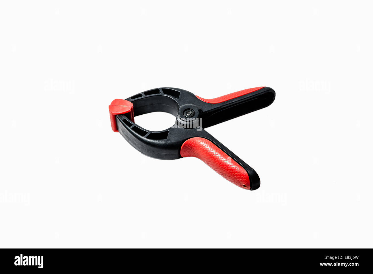 classic A-clamp isolated on white background Stock Photo - Alamy