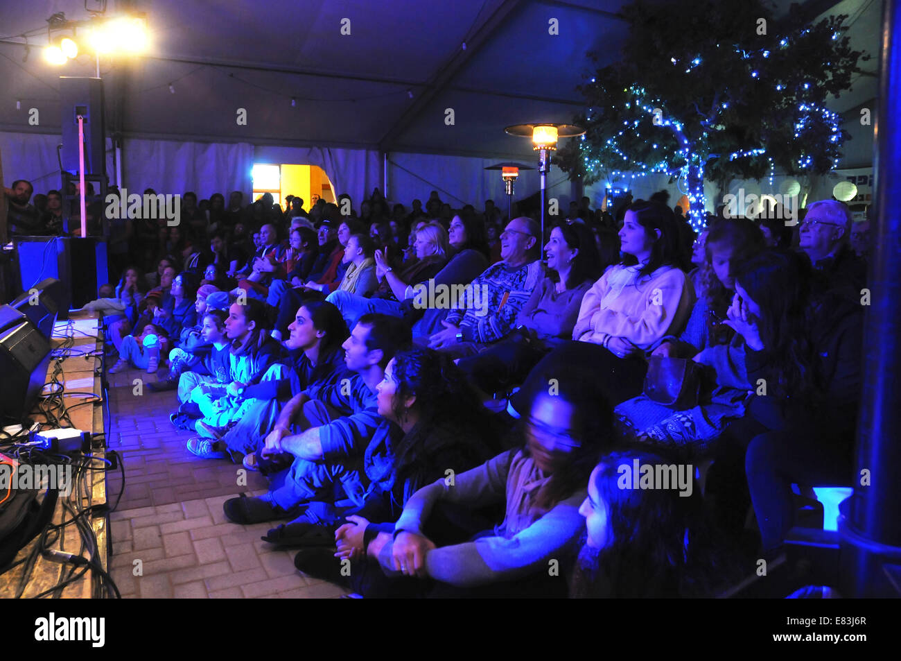 View Of Small Crowd From Stage
