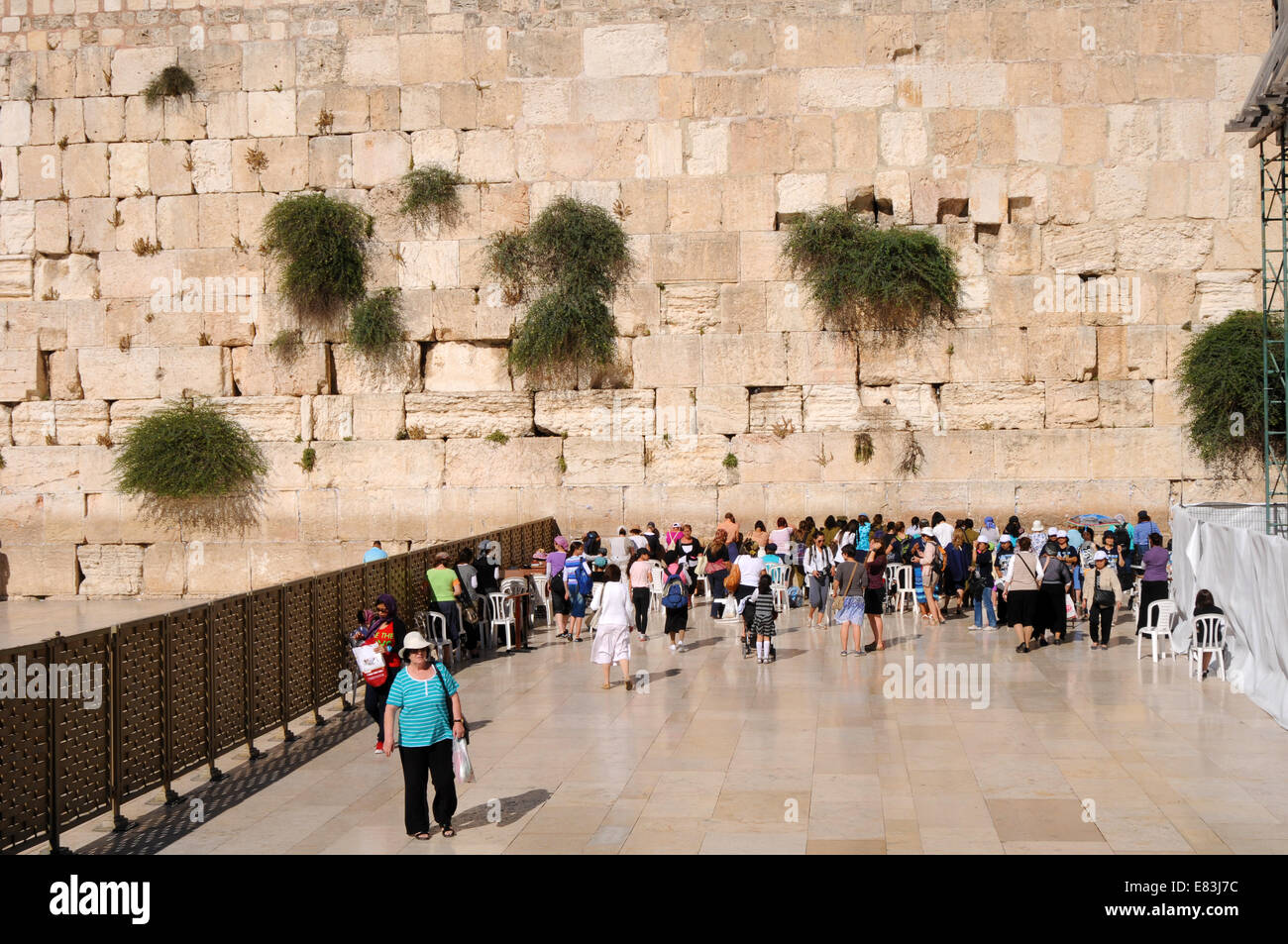 Women section of the Western wall , Jerusalem, Israel Stock Photo - Alamy