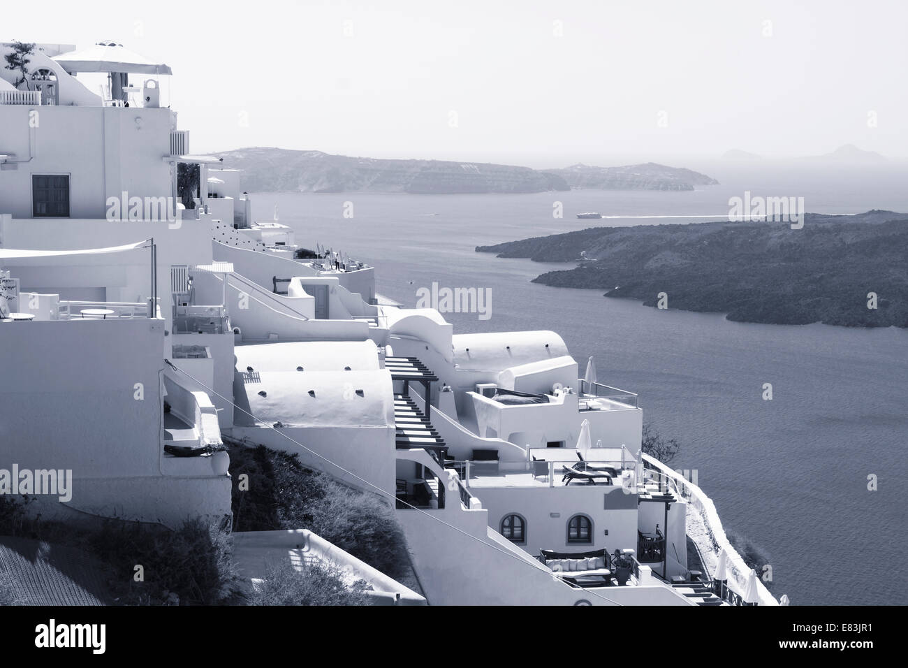 Beautiful scenery of Thira Stock Photo - Alamy