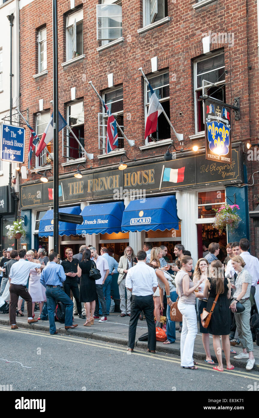 The french house london hi-res stock photography and images - Alamy
