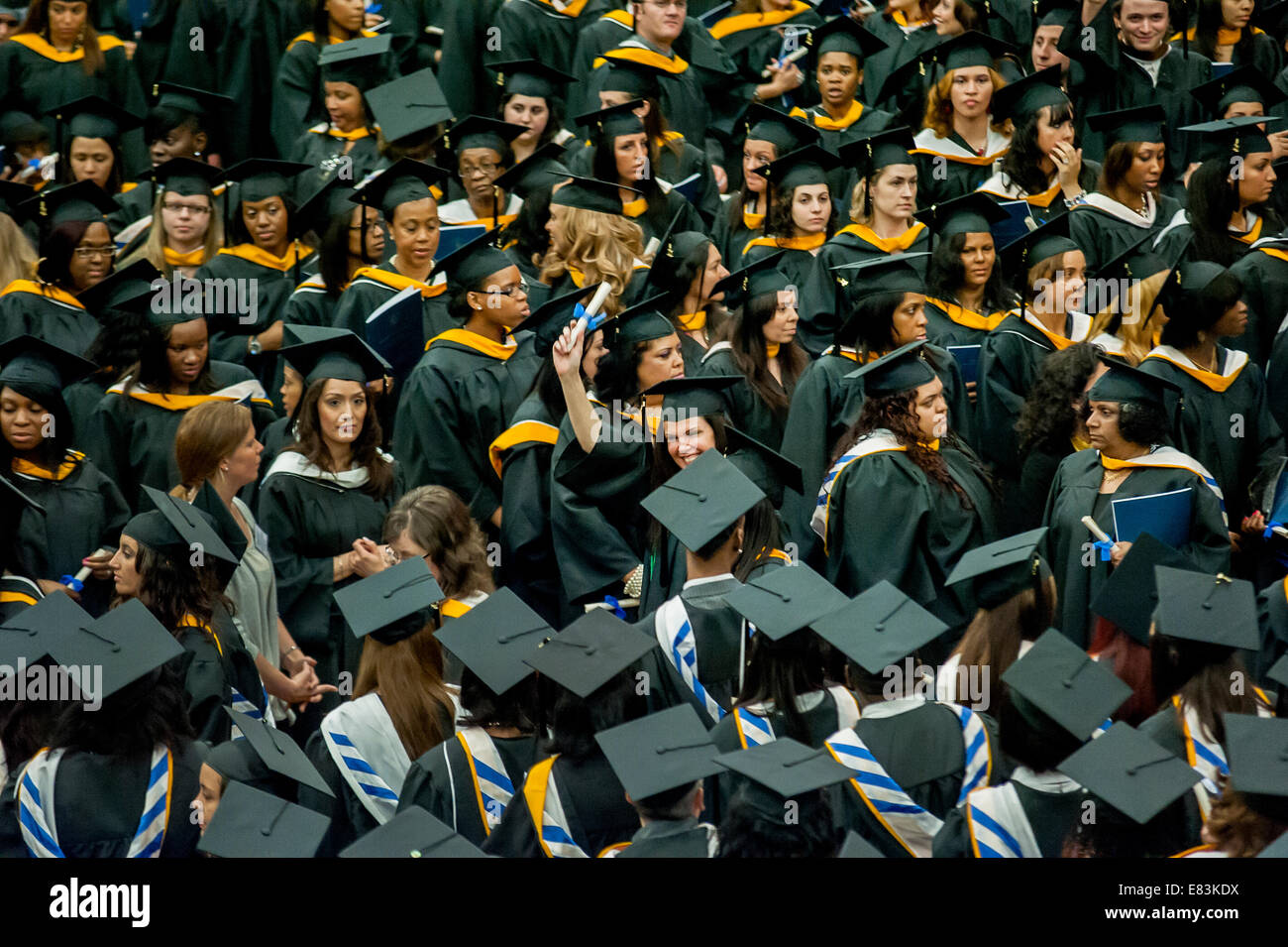 Nyc college graduation ceremony hi-res stock photography and images - Alamy