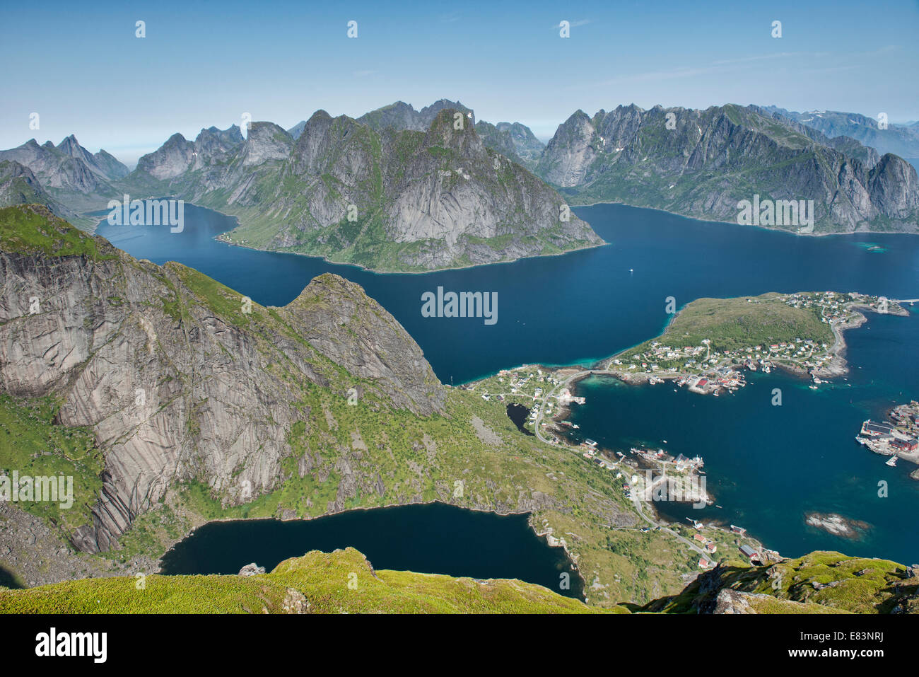 Norwegian fjord aerial hi-res stock photography and images - Alamy