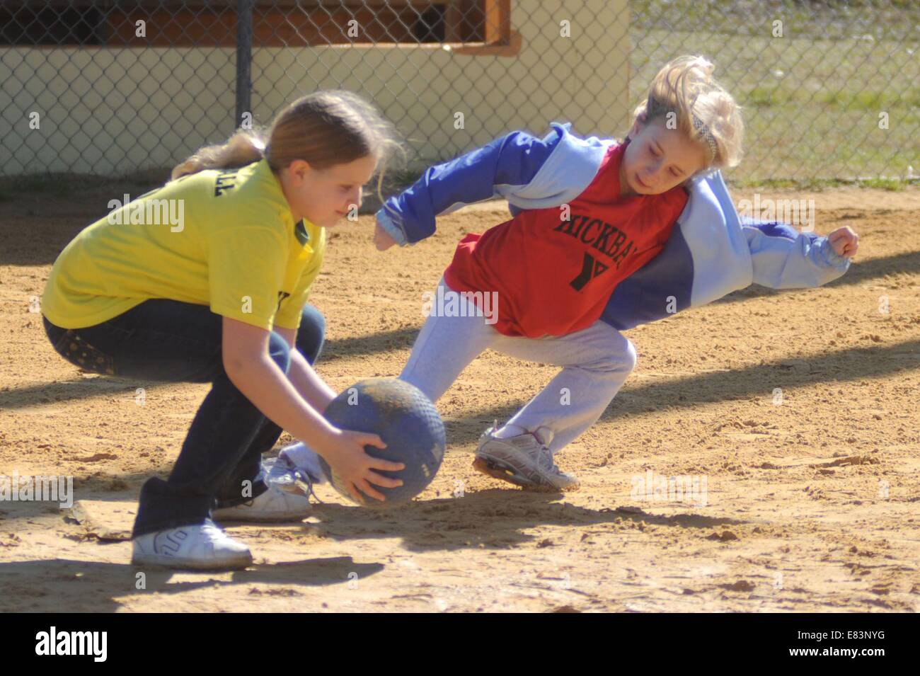 Kickball children hi-res stock photography and images - Alamy
