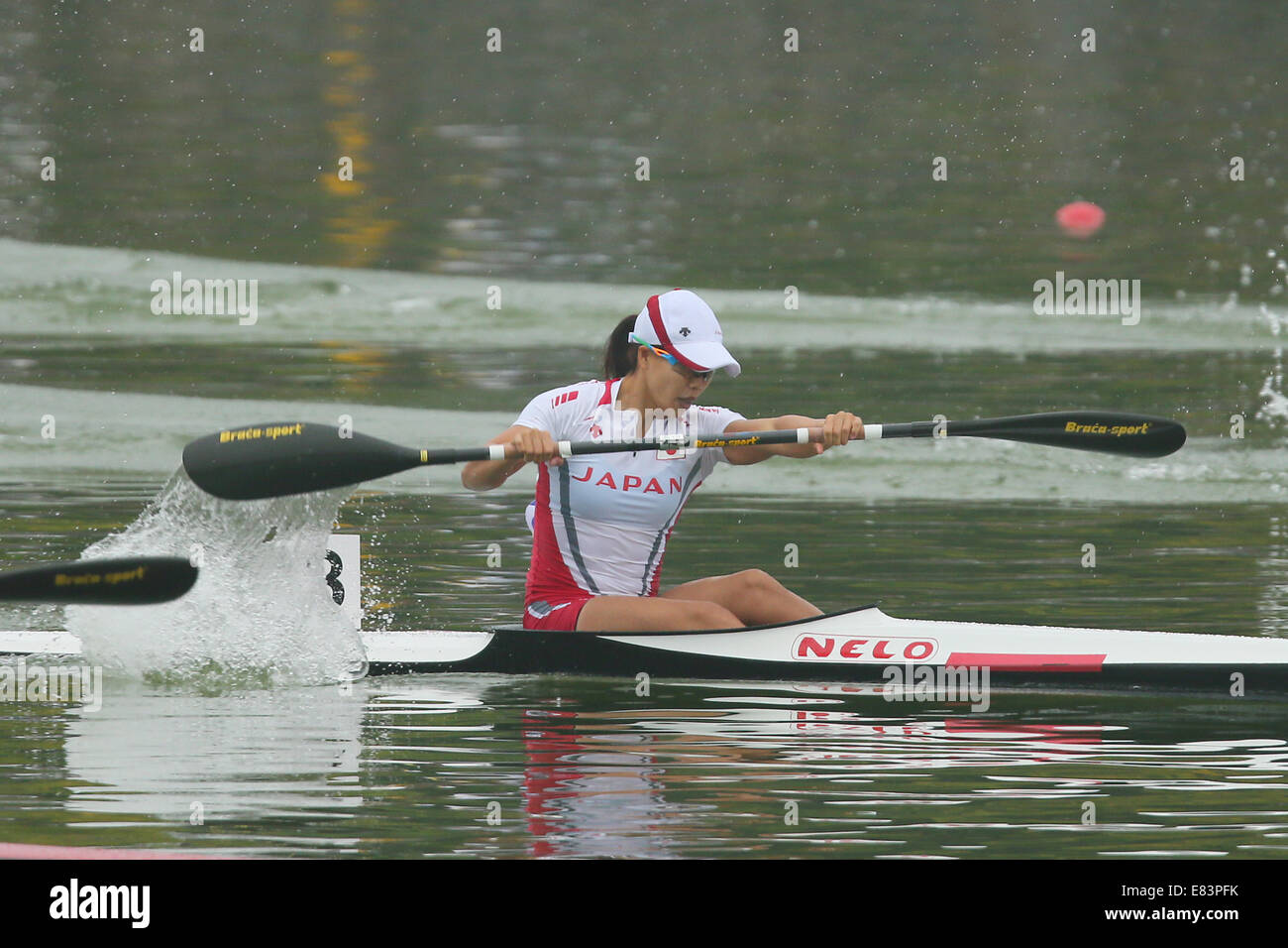 Incheon, South Korea. 29th Sep, 2014. Shiho Kakizaki (JPN) Canoe Sprint ...