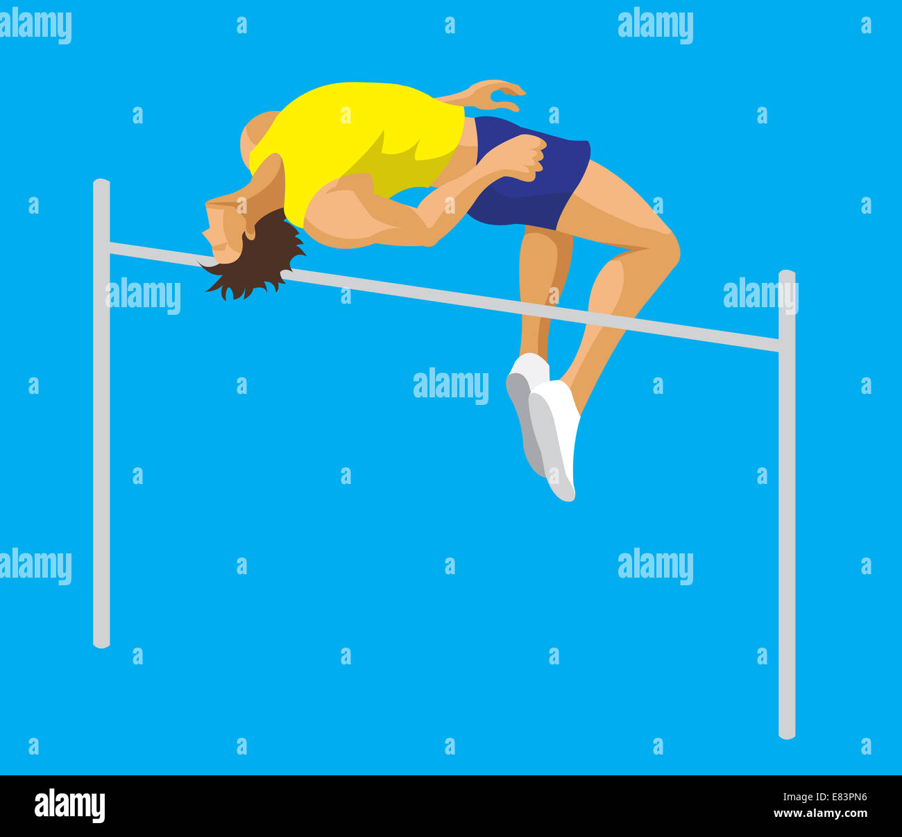 Track hurdles back hi-res stock photography and images - Alamy