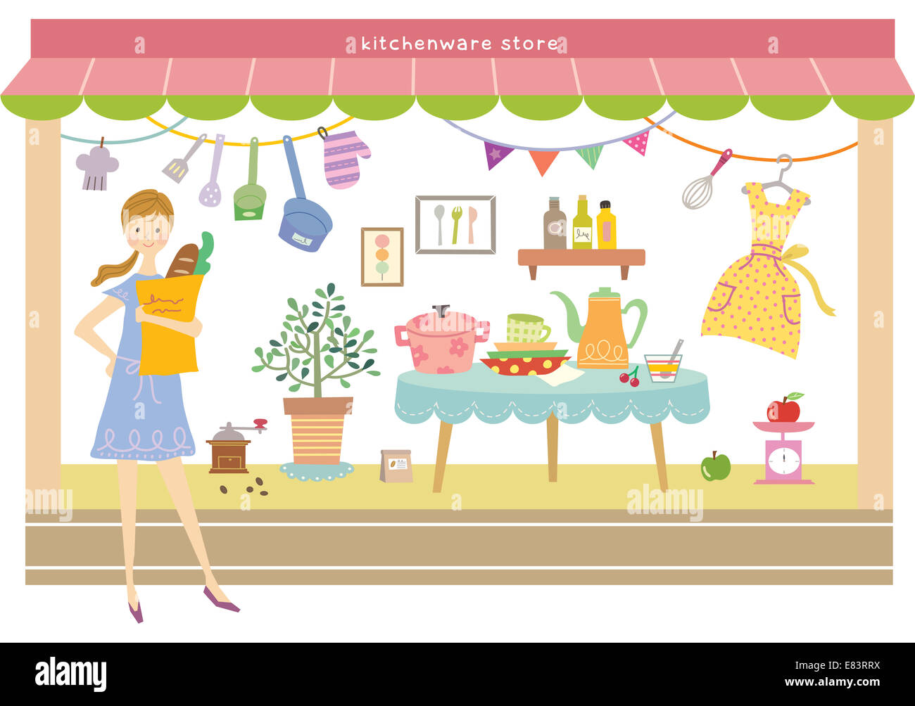 Mannequin shop window Cut Out Stock Images & Pictures - Alamy