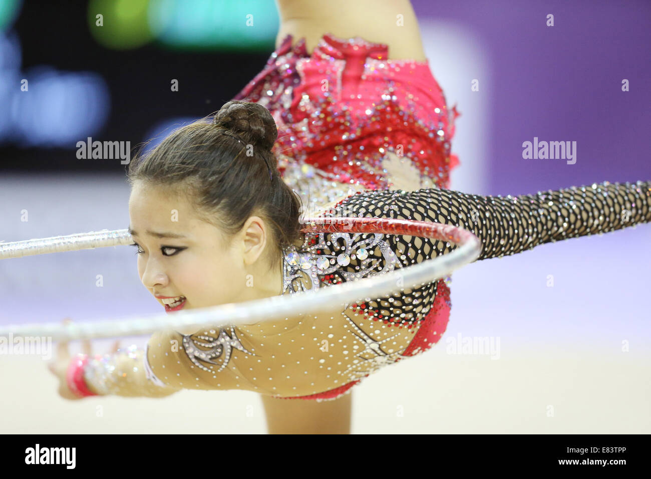 Izmir, Turkey. 23rd Sep, 2014. Son Yeon-Jae (KOR) Rhythmic Gymnastics ...