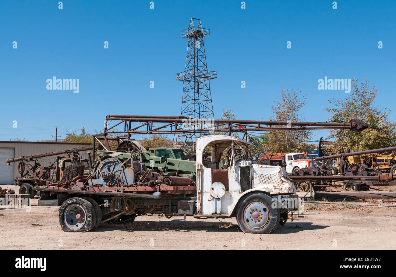 California, Kern County, Taft, West Kern Oil Museum Stock Photo - Alamy