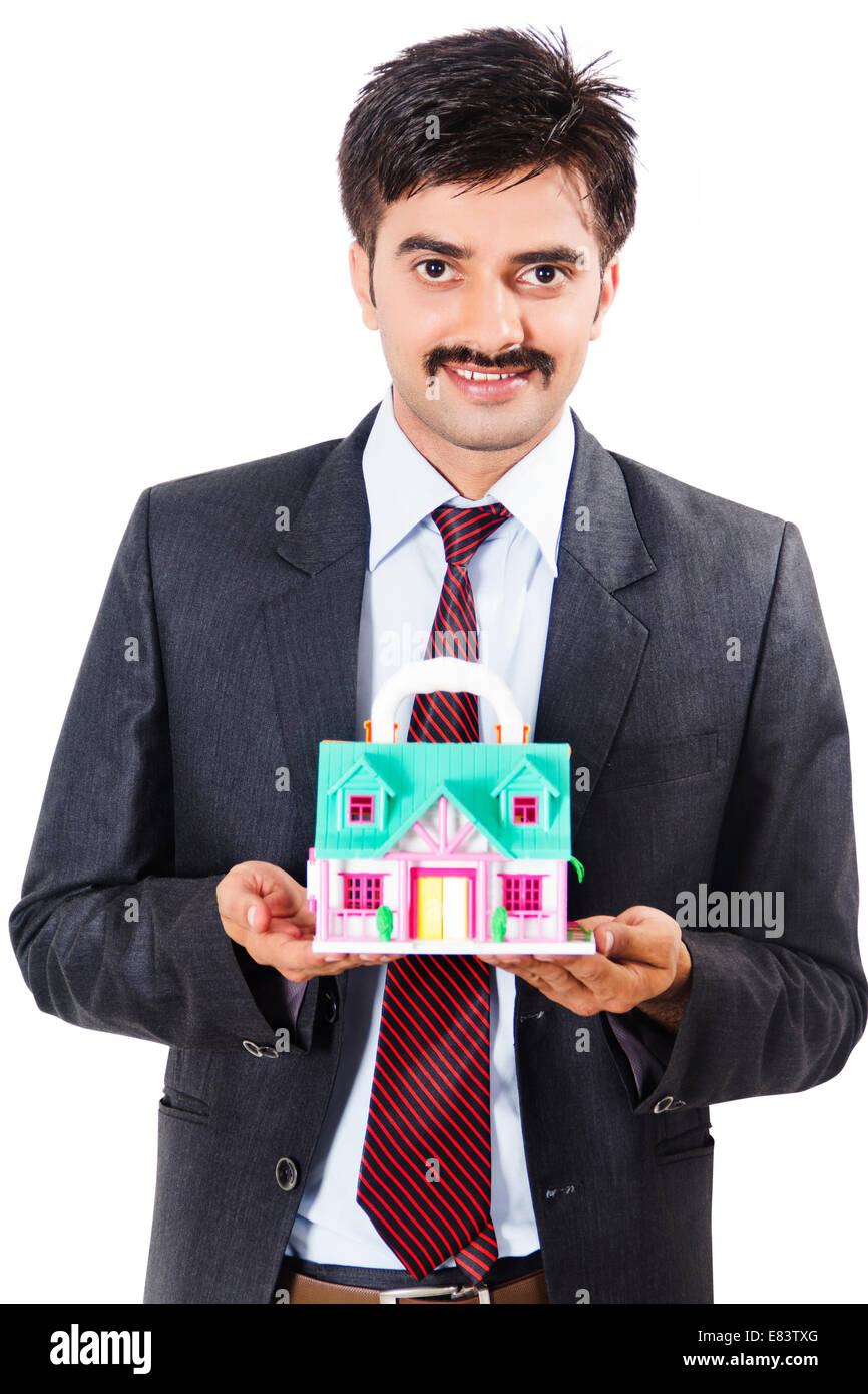 indian Business Man Rental house Stock Photo - Alamy