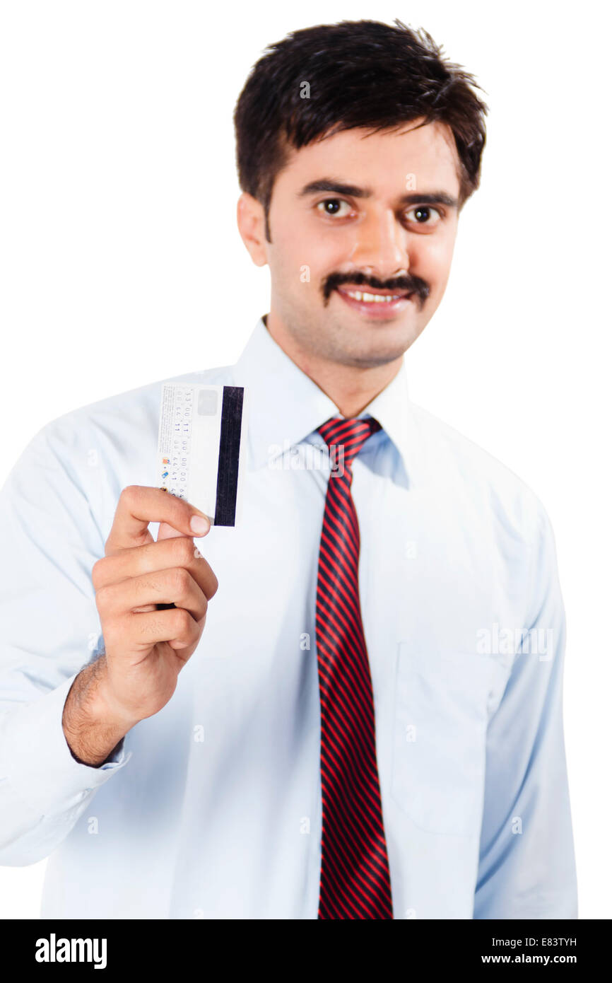 indian Business Man Showing Credit Card Stock Photo - Alamy indian Business Man Showing Credit Card Stock Photo - Alamy