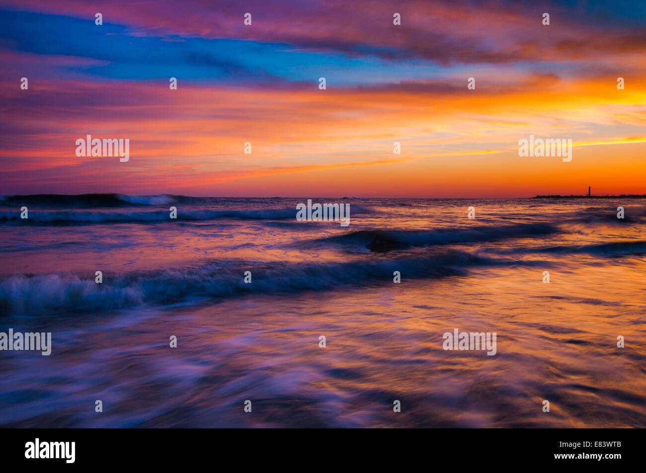 Cape may sunset beach hi-res stock photography and images - Alamy