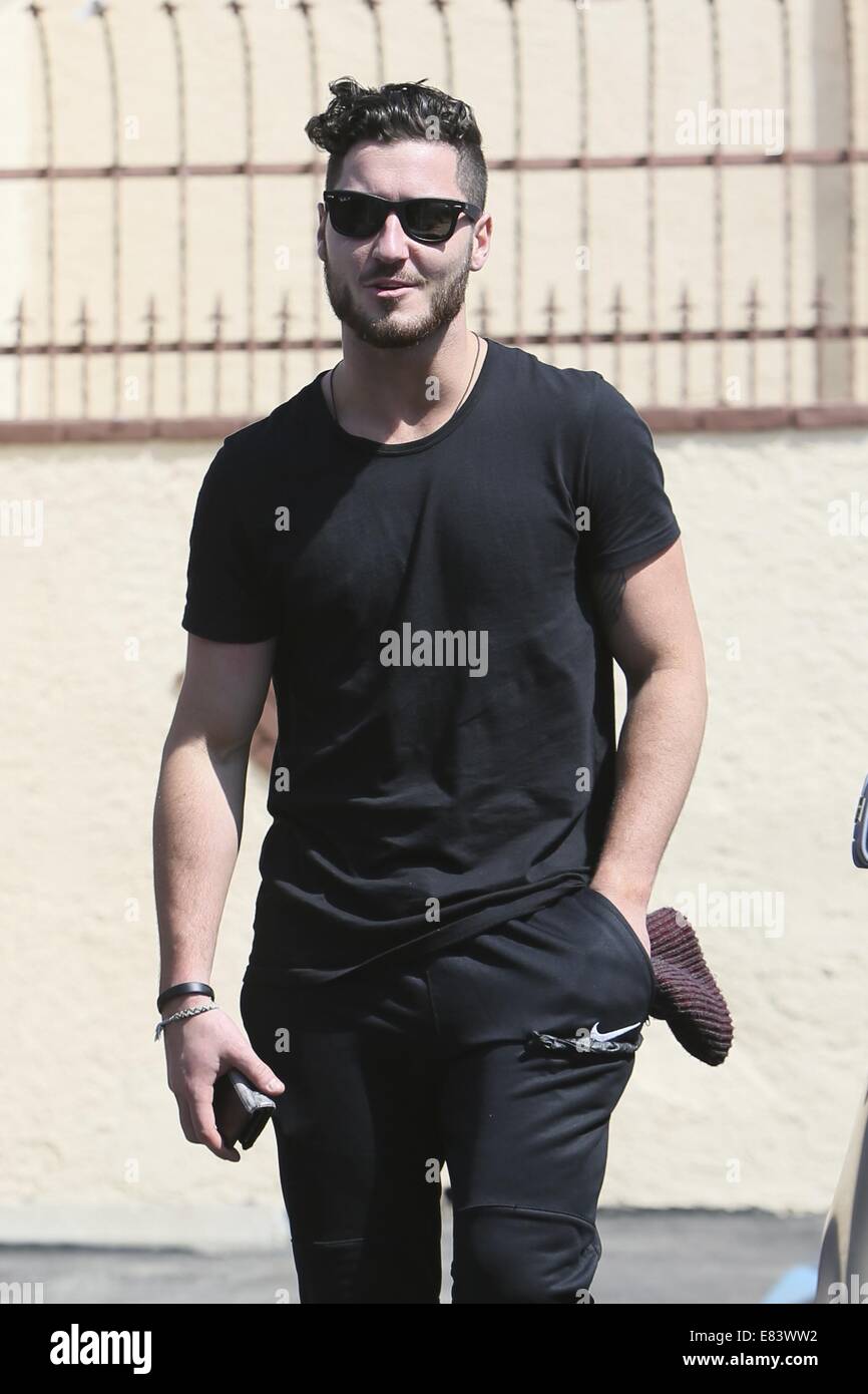 Valentin Chmerkovskiy seen at dance practice for television show ...