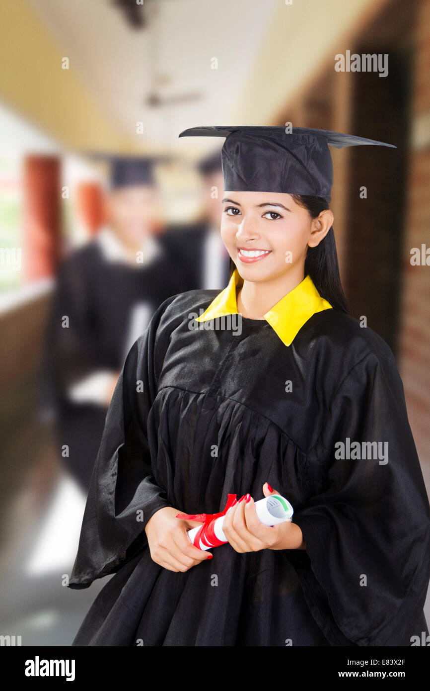 indian ladies Graduation Student Stock Photo - Alamy