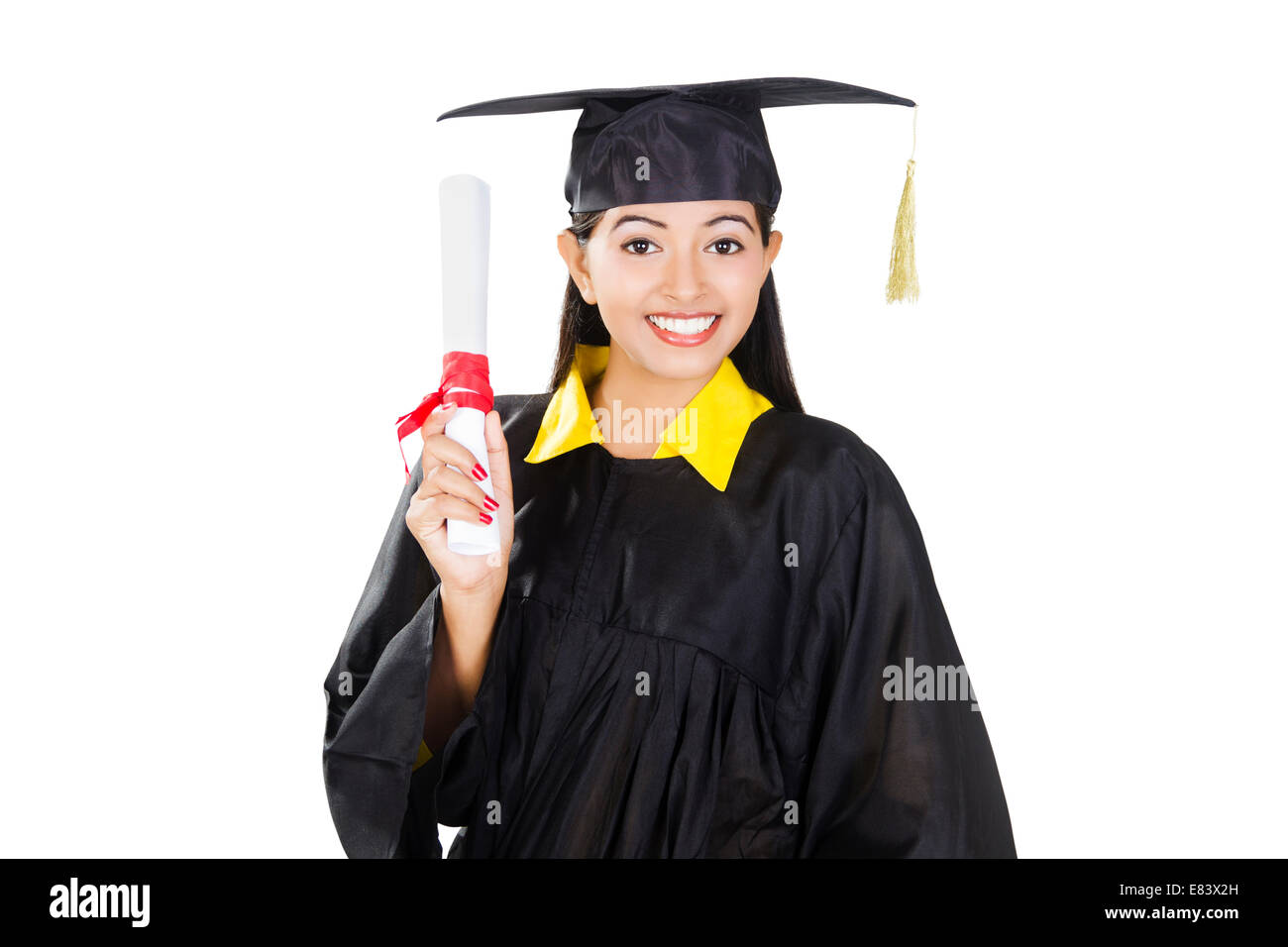 indian ladies Graduation Student Stock Photo - Alamy