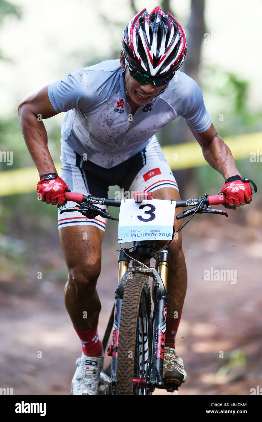 Incheon, South Korea. 30th Sep, 2014. Chan Chun Hing of China's Hong ...