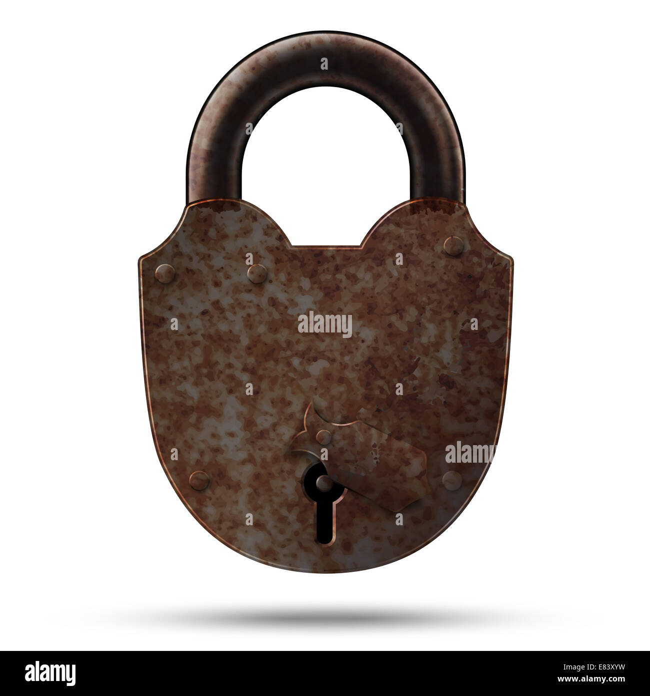 Secure lock Cut Out Stock Images & Pictures - Alamy