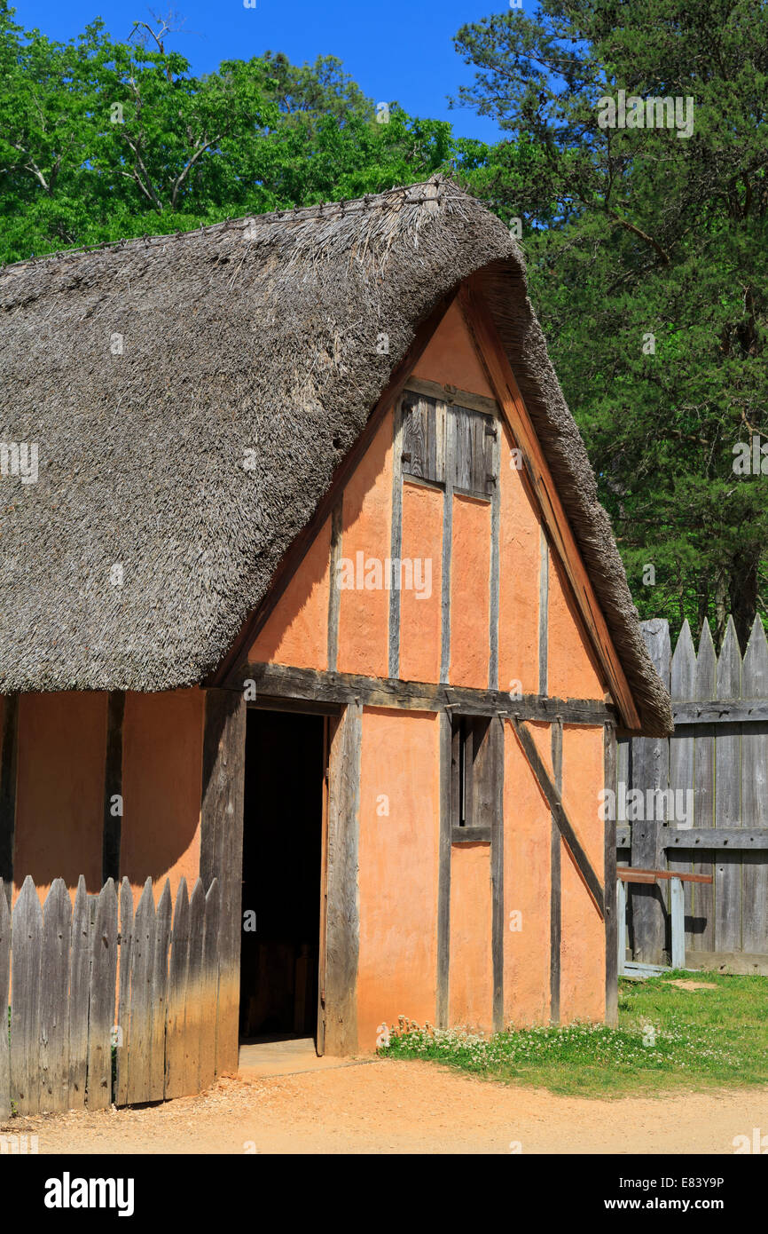 Jamestown Settlement Museum, Williamsburg, Virginia, USA Stock Photo ...