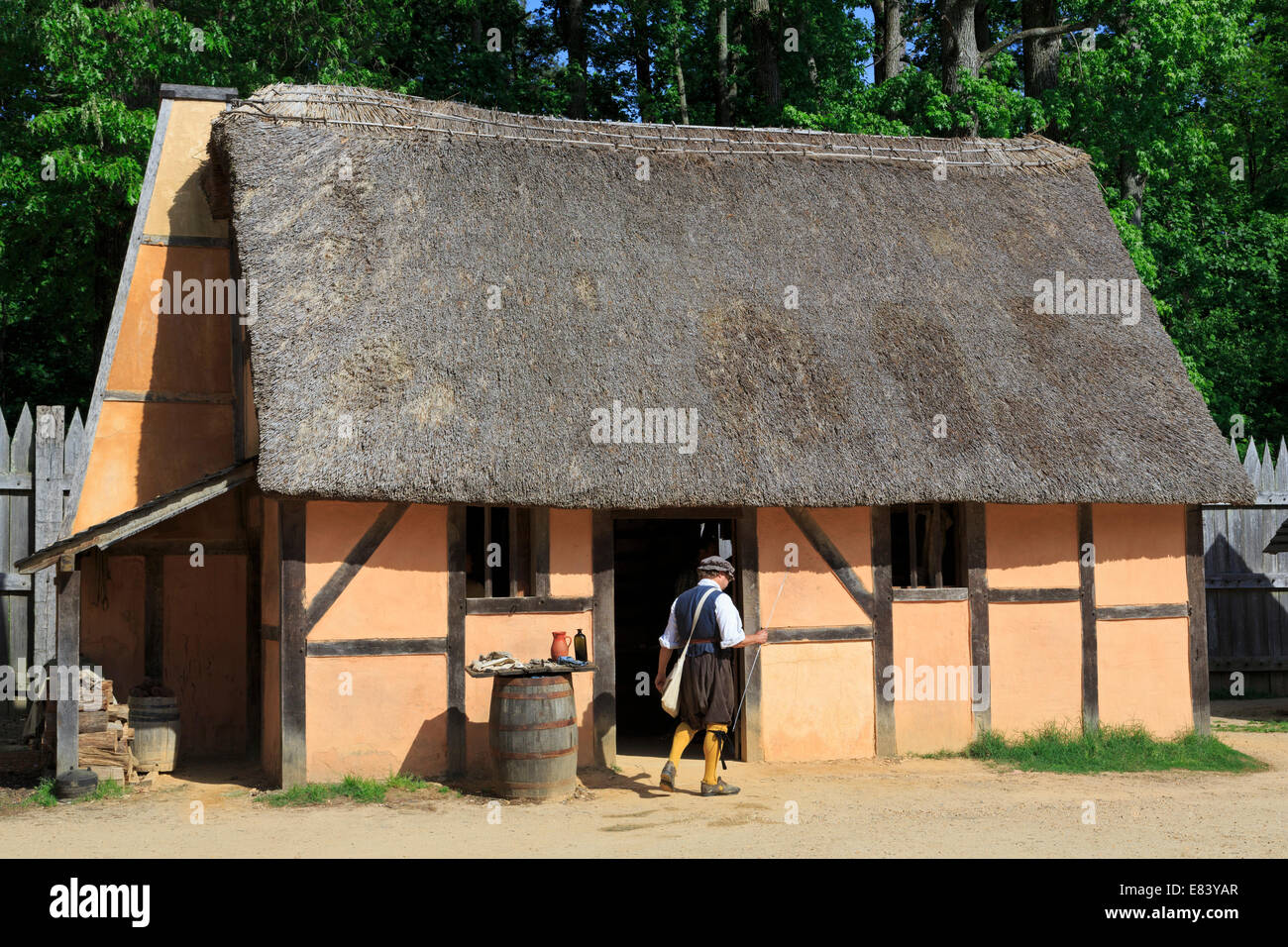 Jamestown Settlement Museum, Williamsburg, Virginia, USA Stock Photo ...