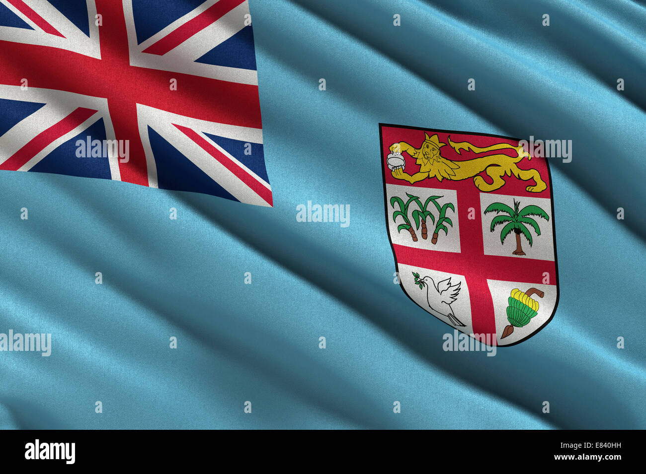 Flag of Fiji Stock Photo - Alamy
