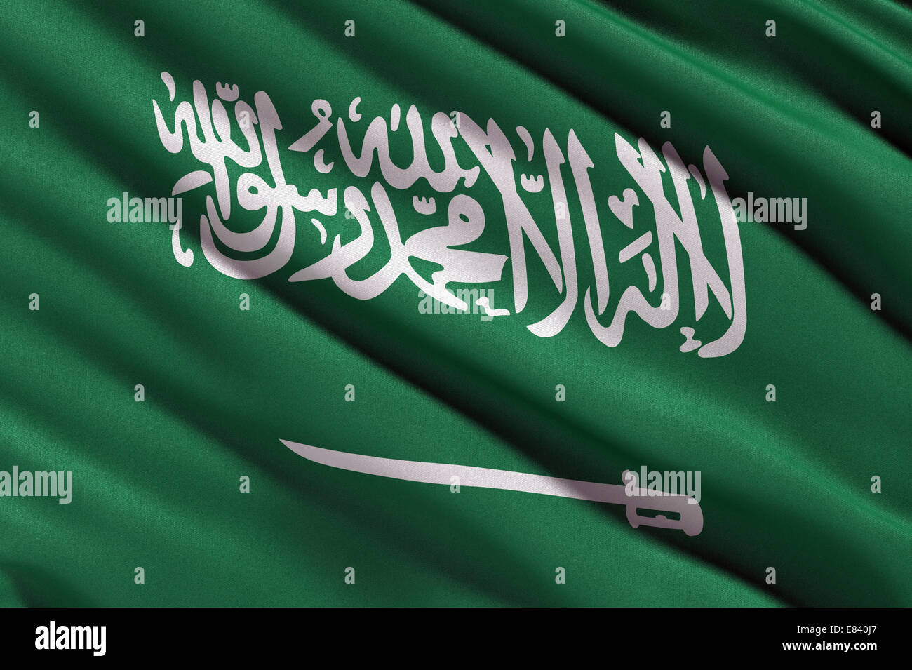 Flag of Saudi Arabia Stock Photo - Alamy