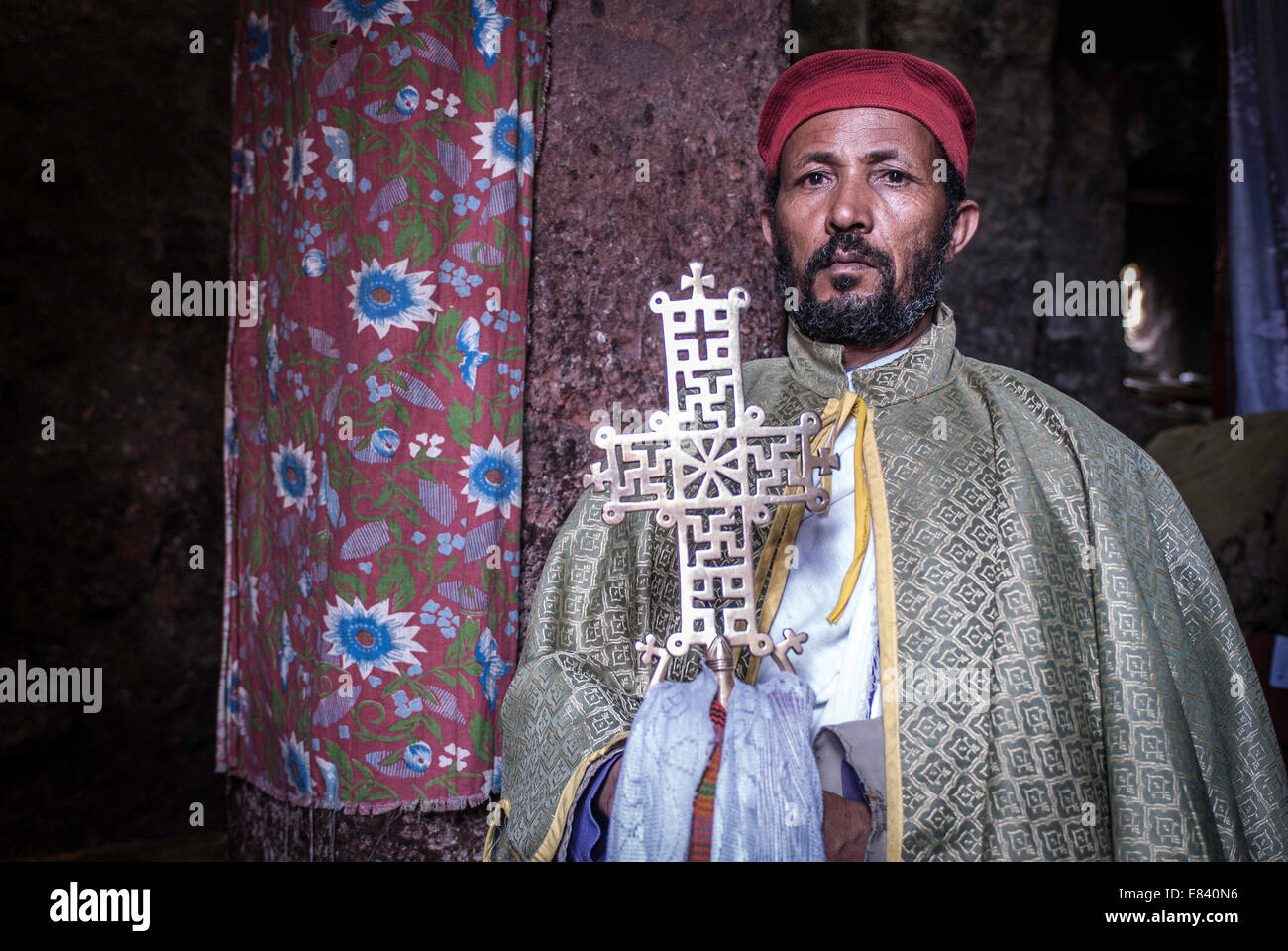 Priest, Coptic Church, Lalibela, Ethiopia Stock Photo - Alamy
